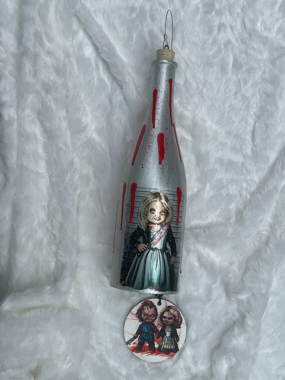 Handmade Chucky and the Bride of Chucky Tiffany Windchime - Etsy