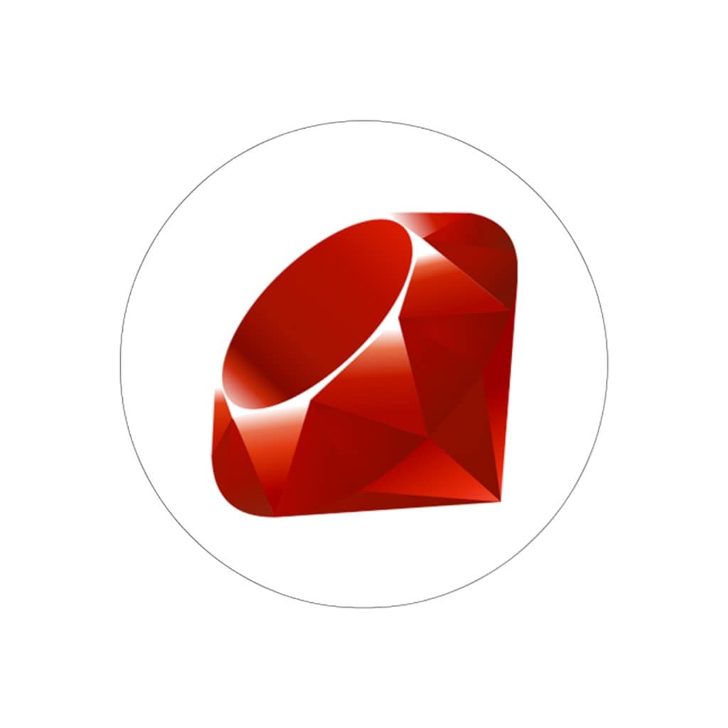 Ruby Logo Porgramming Language Die-cut Stickers - Etsy