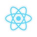 React Logo - Javascript Framework - Gear for Geeks Kiss-cut Stickers - Etsy