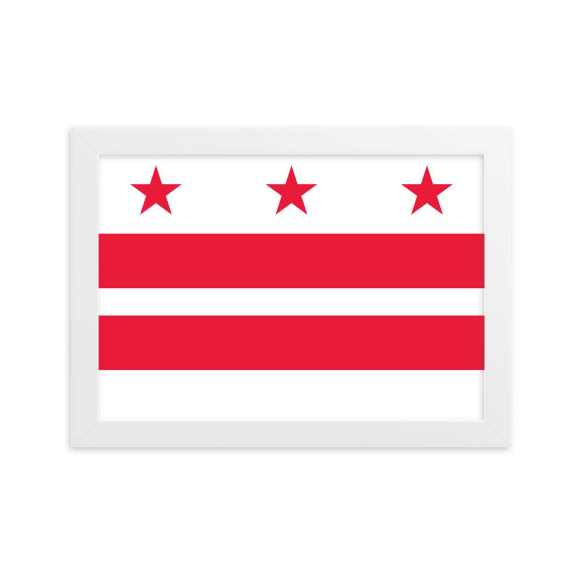 Flag of Washington DC 51st State of the United States Framed - Etsy
