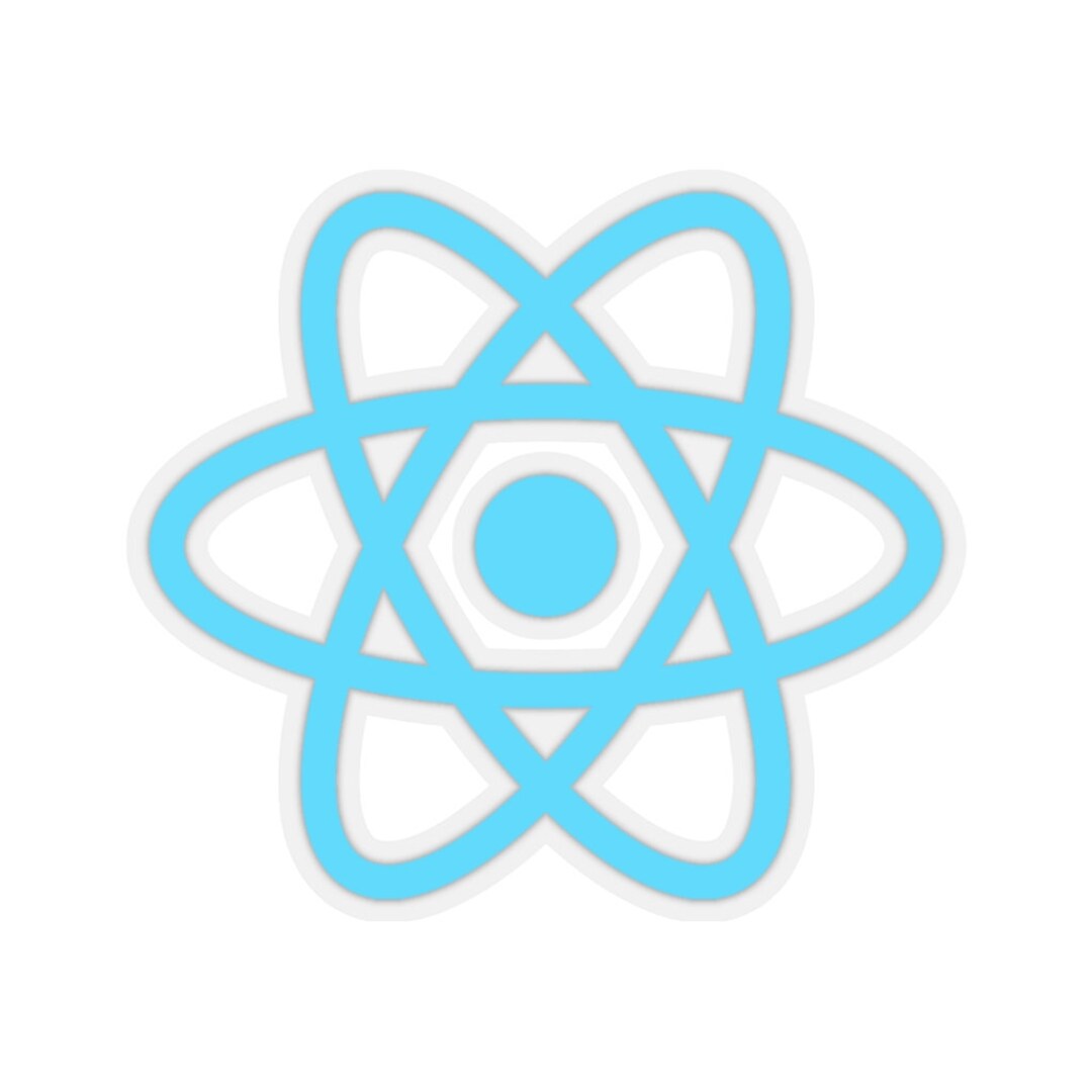 React Logo Javascript Framework Gear for Geeks Kiss-cut Stickers - Etsy