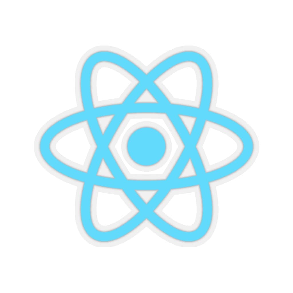 React Logo Javascript Framework Gear for Geeks Kiss-cut Stickers - Etsy