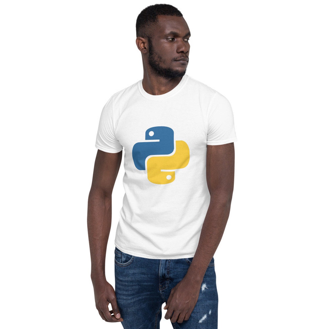 Python Logo T-shirt - Etsy
