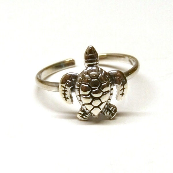 Turtle Toe Ring - Etsy