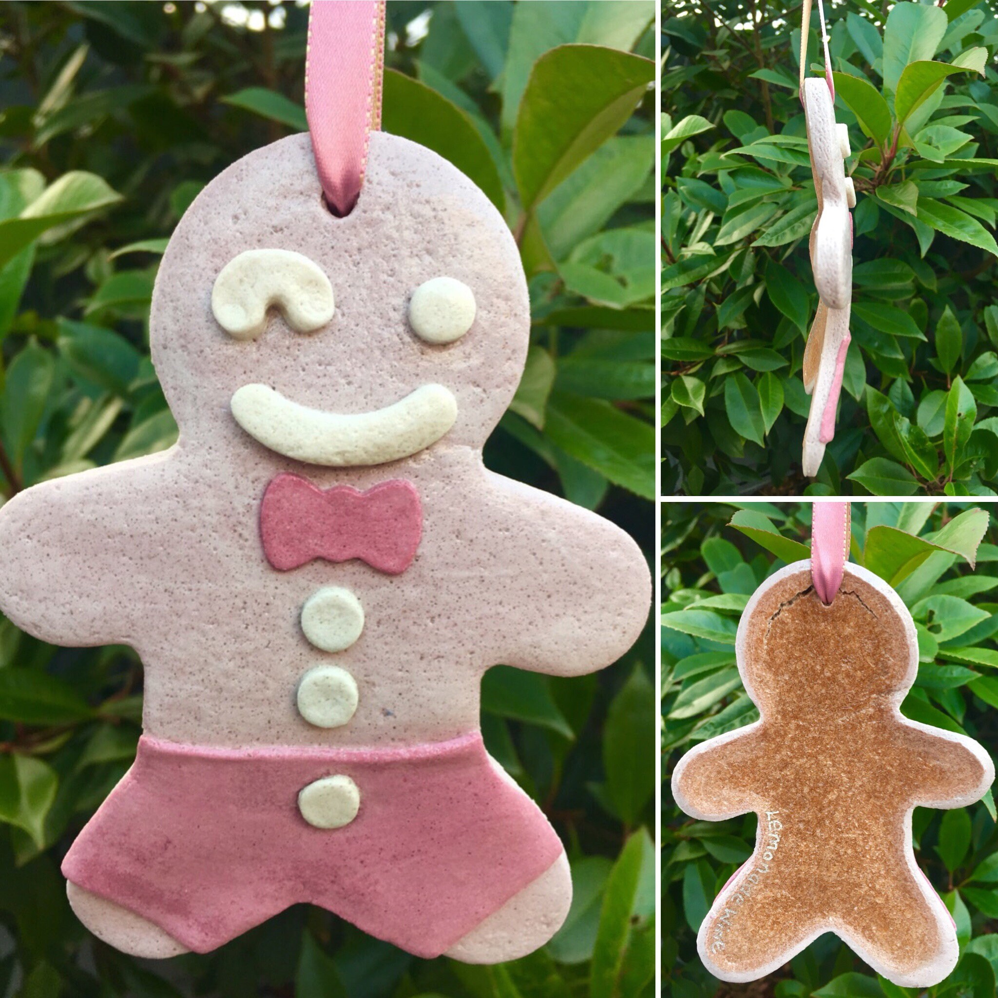 Salt Dough Gingerbread Man/Gingerbread Woman Shaped Handmade | Etsy