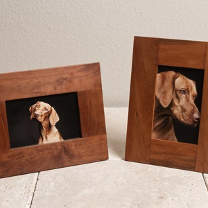 4x6 Cherry Wood Picture Frame, Wood Picture Frame, Handmade Natural ...