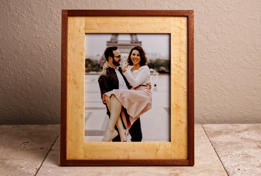 8x10 Picture Frame, Birds Eye Maple Wood Picture Frame, 8x10 Wooden ...