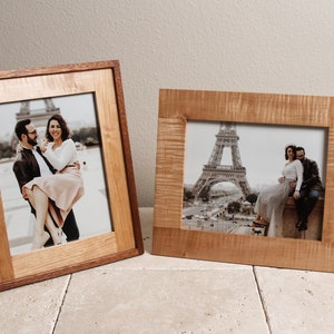 8x10 Maple Wood Picture Frame Handmade Natural Wooden Photo - Etsy