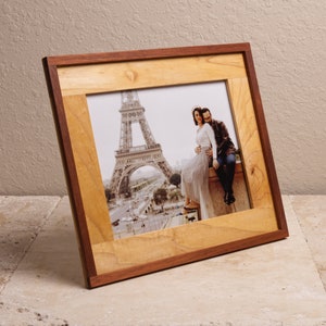 8x10 Maple Wood Picture Frame, Handmade Natural Wooden Photo Frame - Etsy