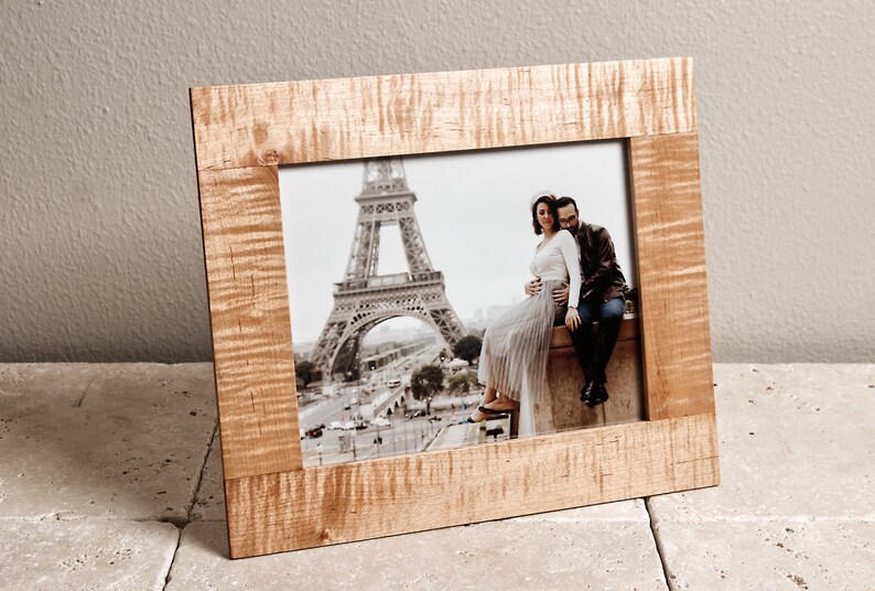 8x10 Maple Wood Picture Frame Handmade Natural Wooden Photo - Etsy