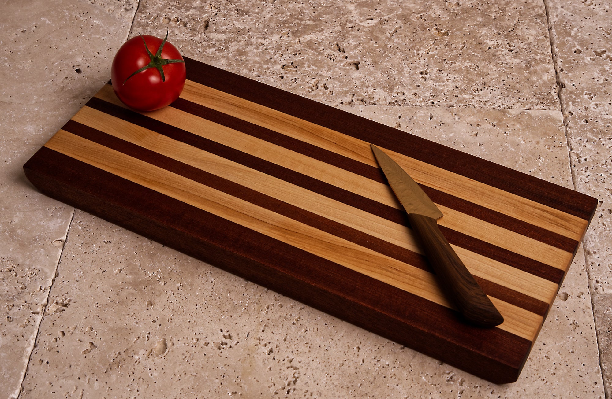 Cutting Boards Handmade Wood Cutting Board: Maple and Sapele - Etsy