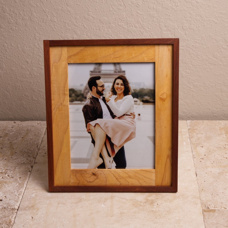 8x10 Maple Wood Picture Frame, Handmade Natural Wooden Photo Frame - Etsy