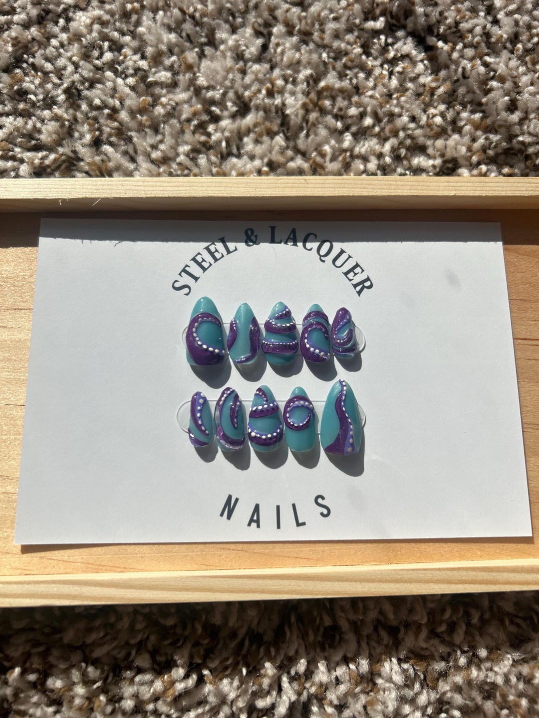 Sea and Octopus Tentacles Press on Nails - Etsy