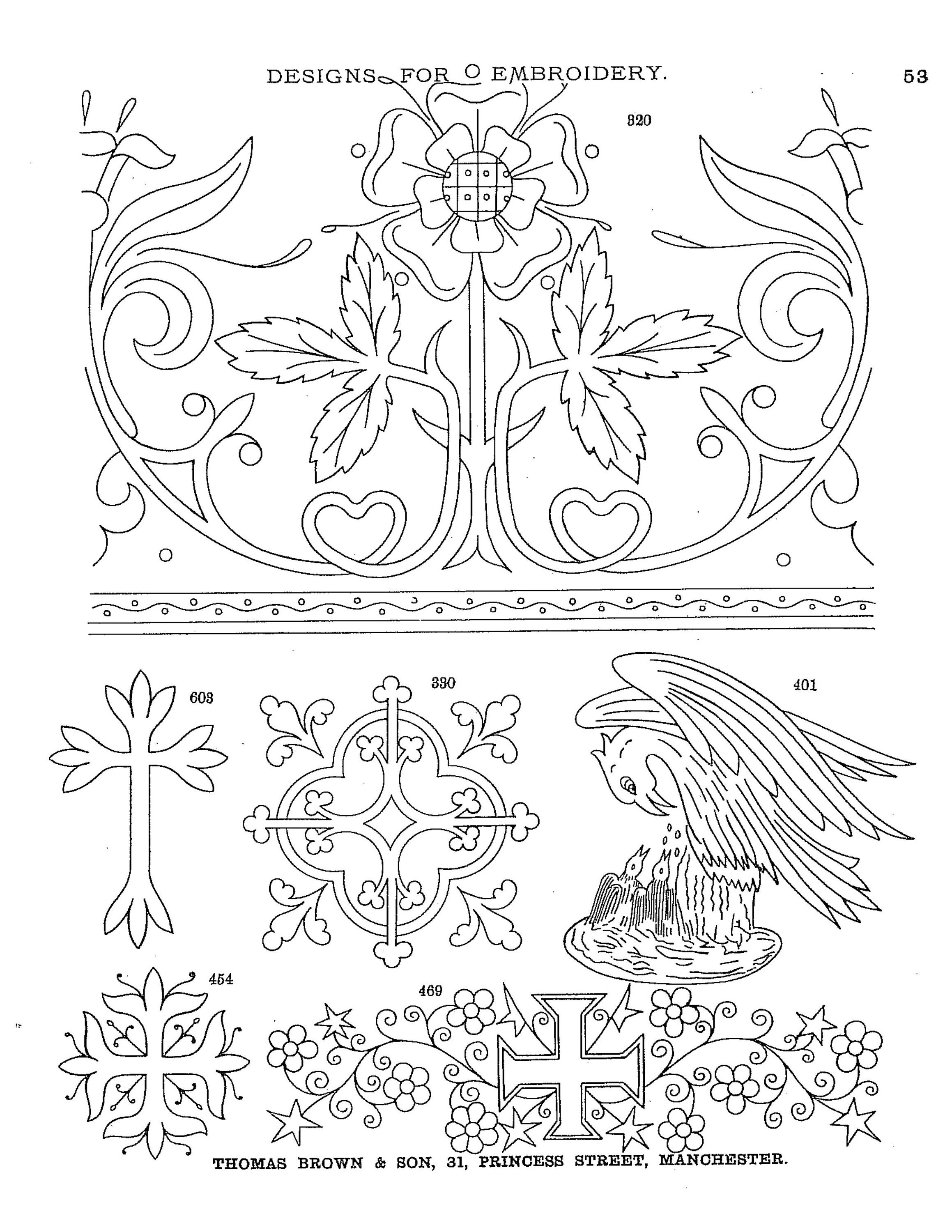 Vintage Ecclesiastical Embroidery Designs: Thomas Brown Part 1 (PDF ...