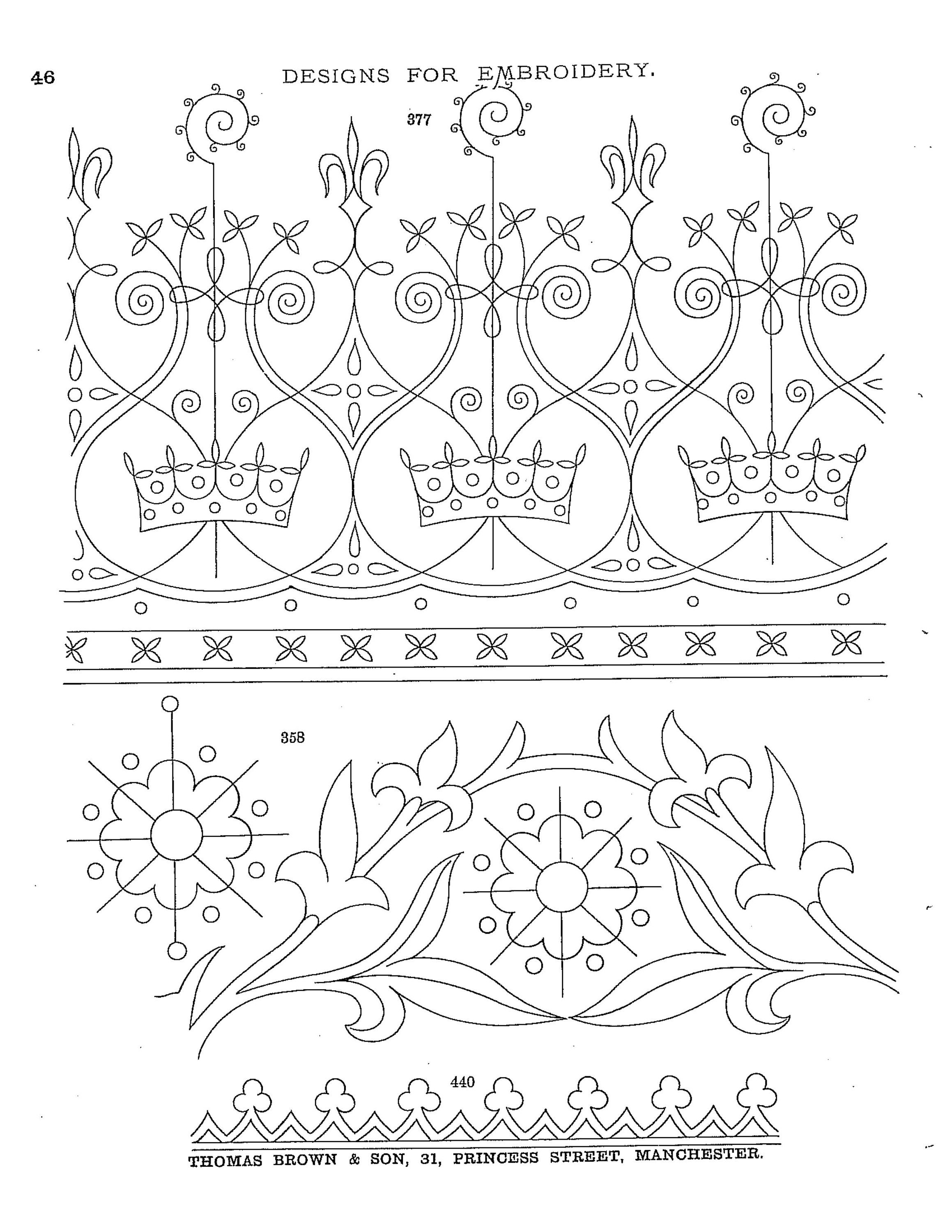 Vintage Ecclesiastical Embroidery Designs: Thomas Brown Part 1 (PDF ...