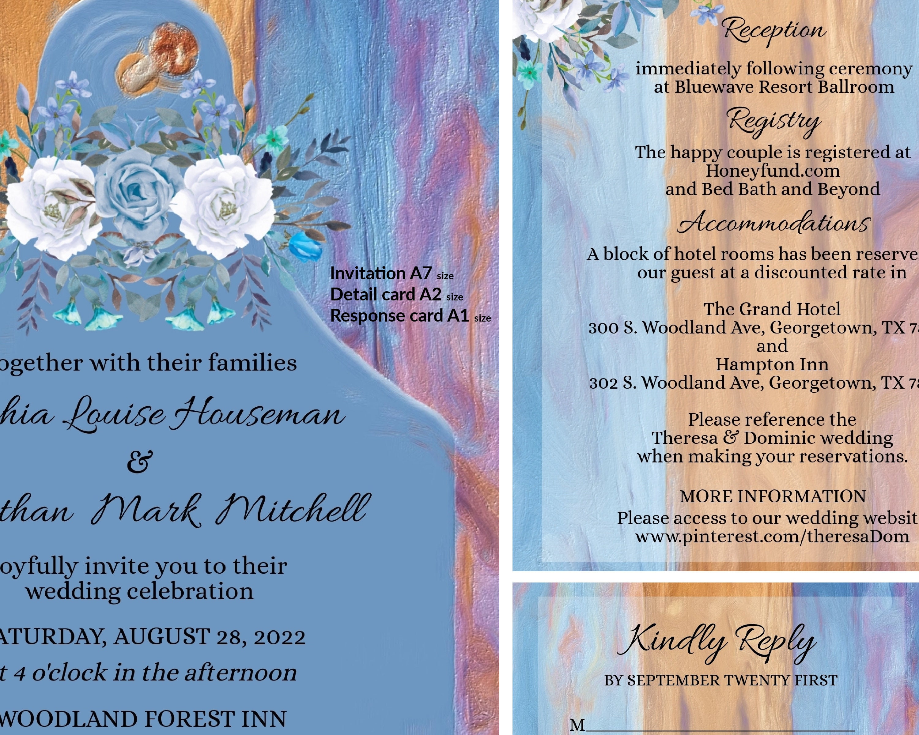 Something Blue For Bride A Classic Wedding Invitation Etsy something-blue-for-bride-a-classic-wedding-invitation-etsy
