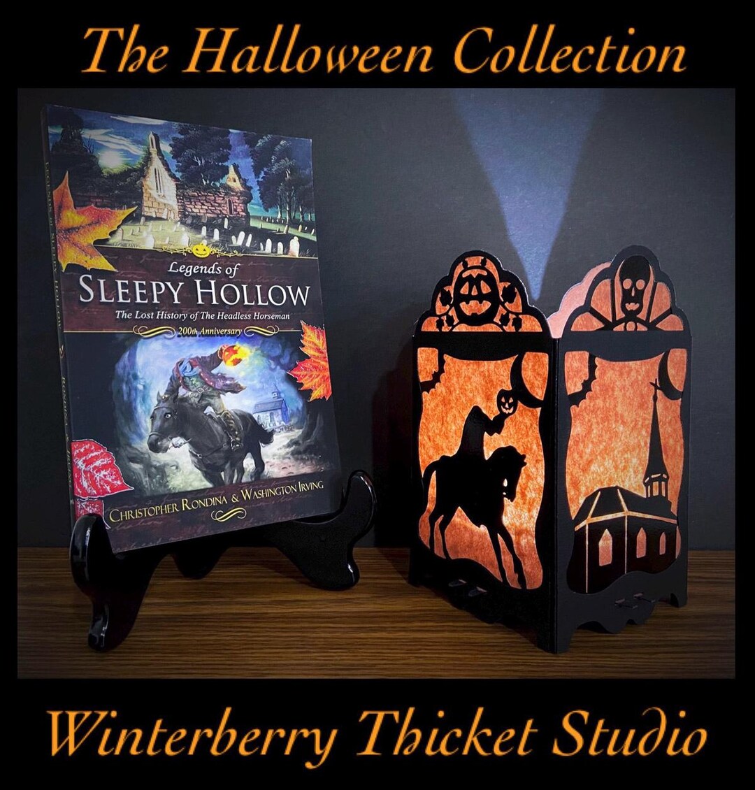 Halloween - Legend of Sleepy Hollow Black Card Stock Lantern & Legends ...