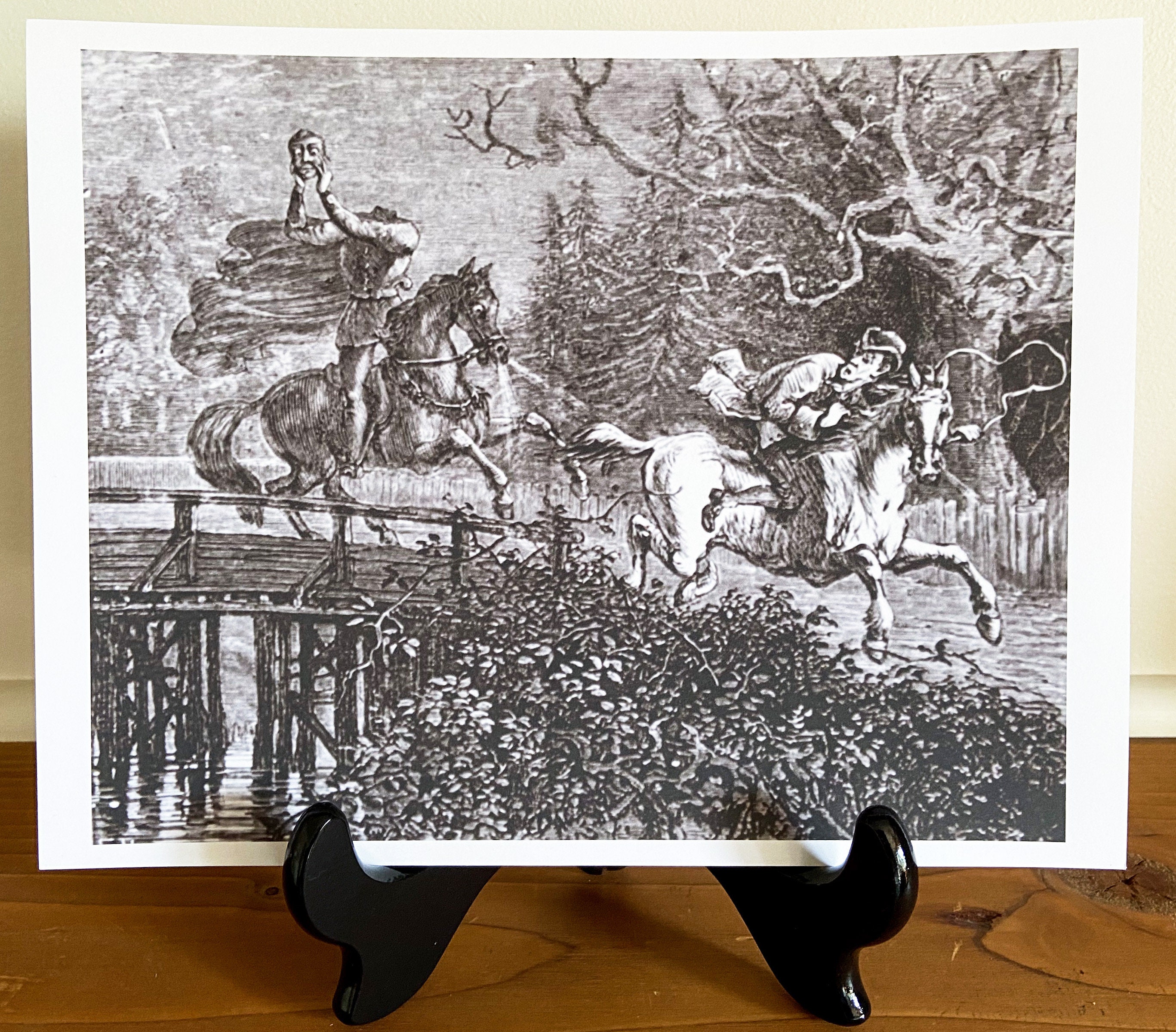 The Legend of Sleepy Hollow Reproduction Print - "the Headless Horseman ...