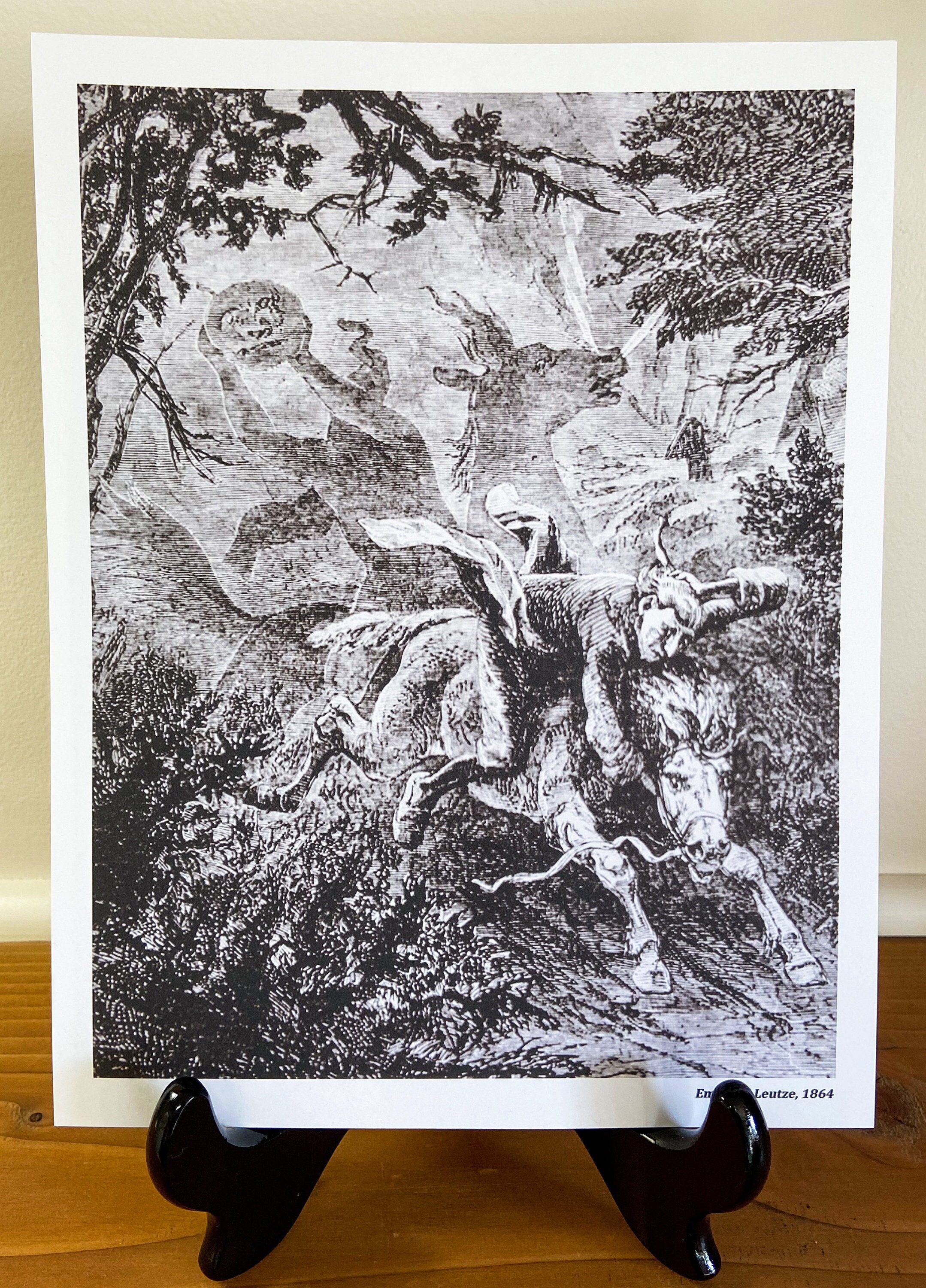 The Legend of Sleepy Hollow Reproduction Print brom - Etsy