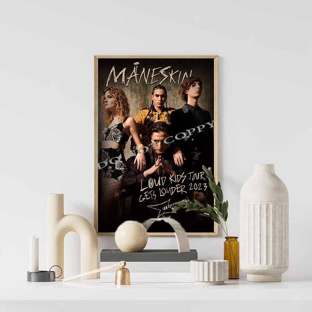 Maneskin Tour 2023 Poster sold by Isabelle Zongo | SKU 46451962 | 55% ...