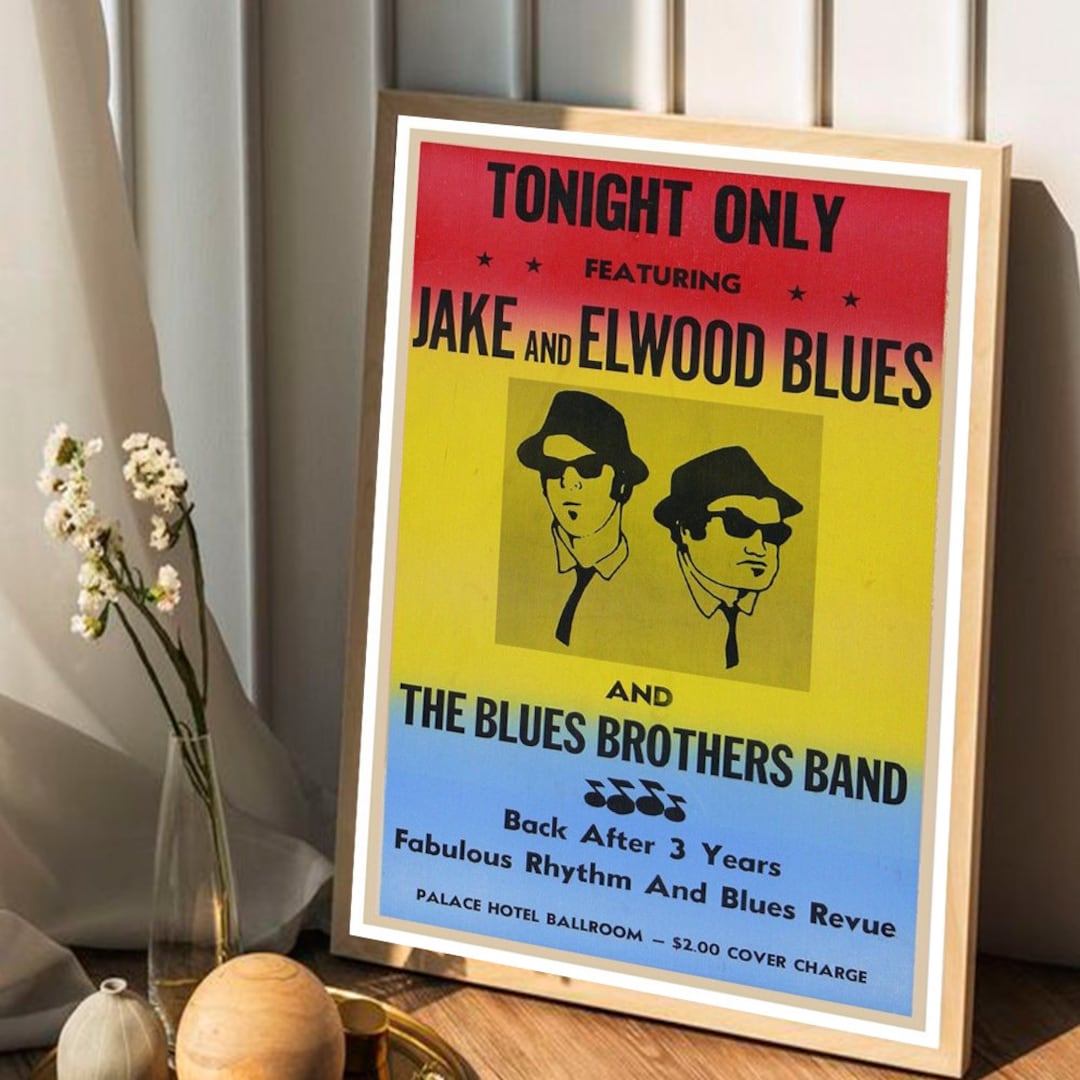 The Blues Brothers Concert Poster - Etsy