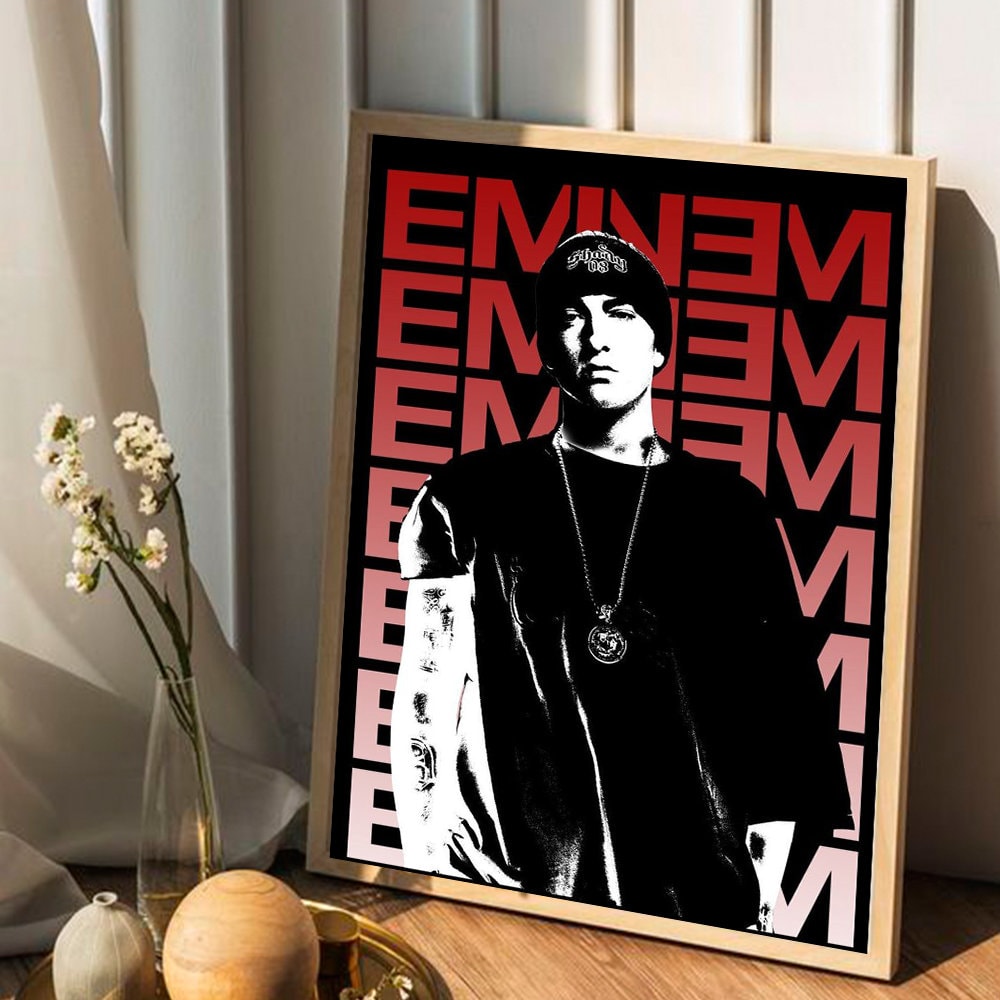 Eminem Rapper Legendary Poster Designed & Sold By Greg Lane