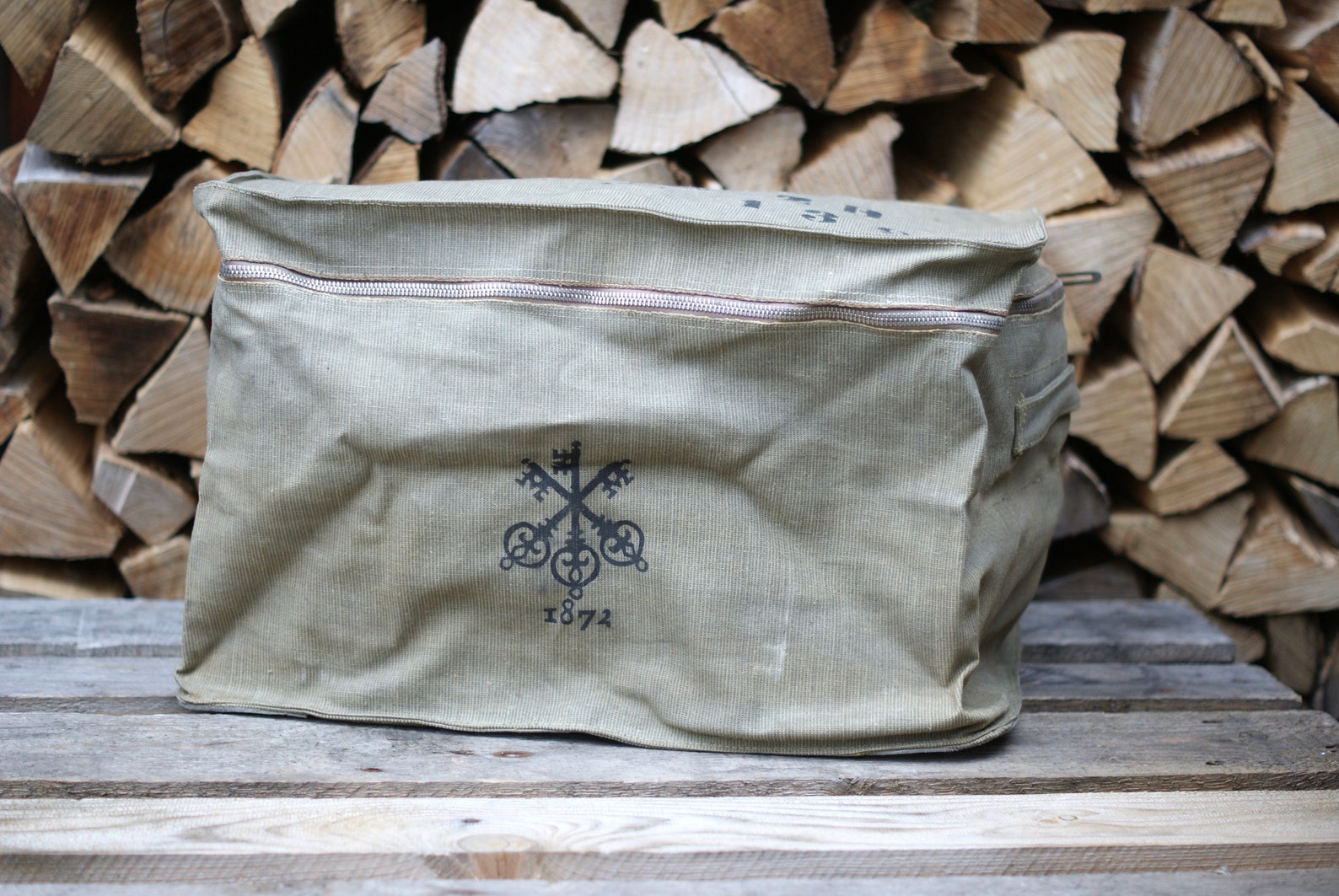 Canvas Storage Bag From the 1960s Archive Bag From the Swiss | Etsy