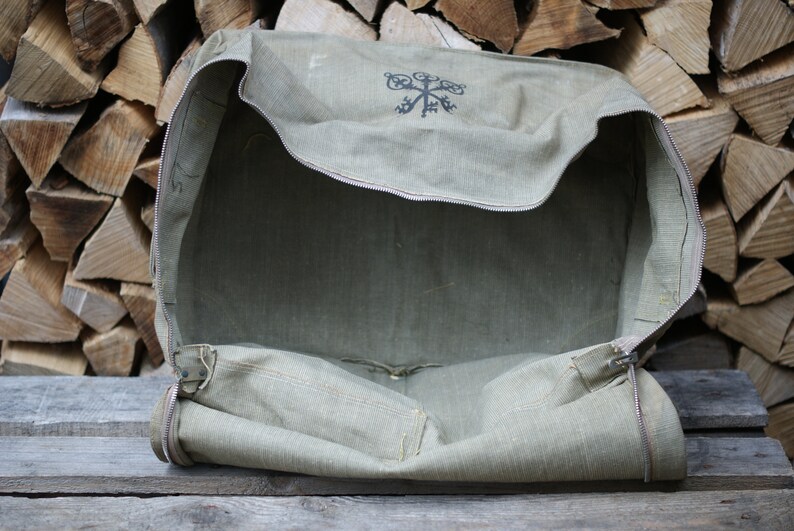 Canvas Storage Bag From the 1960s Archive Bag From the Swiss | Etsy