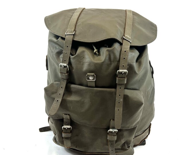 1958 Swiss Army Backpack Vintage Backpack Citybag Salt and Pepper Swiss ...