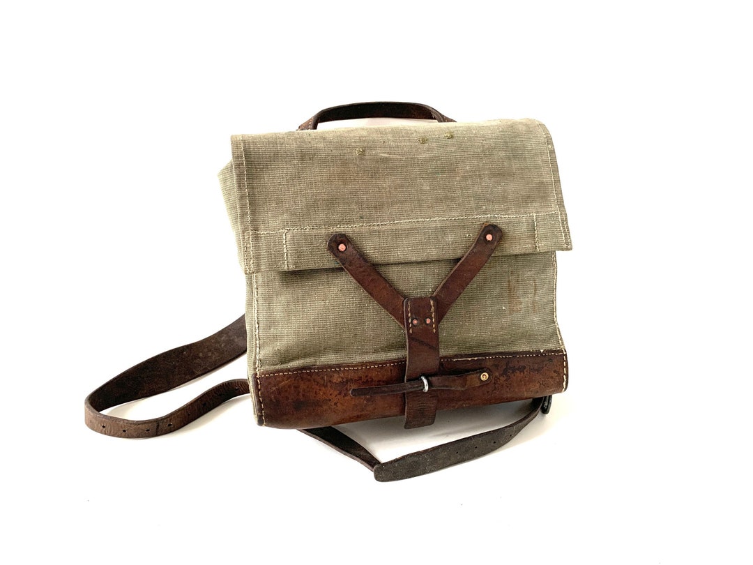 SWISS ARMY Backpack 1940s, Rare Model Swiss Army Backpack Ammo Bag - Etsy