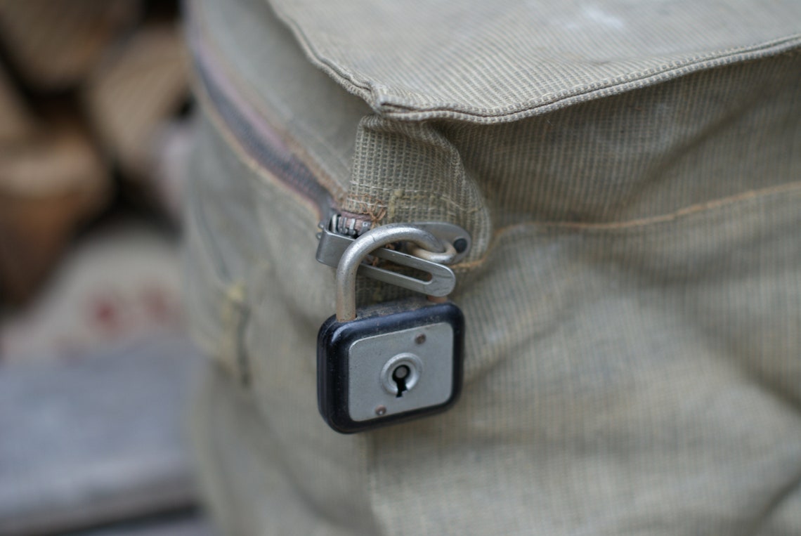 Canvas Storage Bag From the 1960s Archive Bag From the Swiss | Etsy