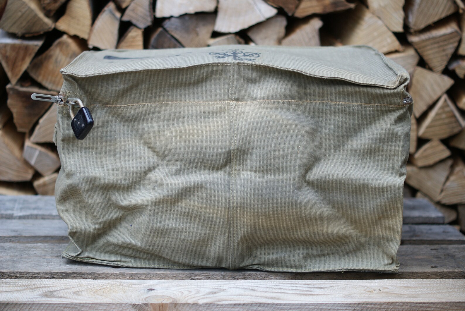 Canvas Storage Bag From the 1960s Archive Bag From the Swiss | Etsy