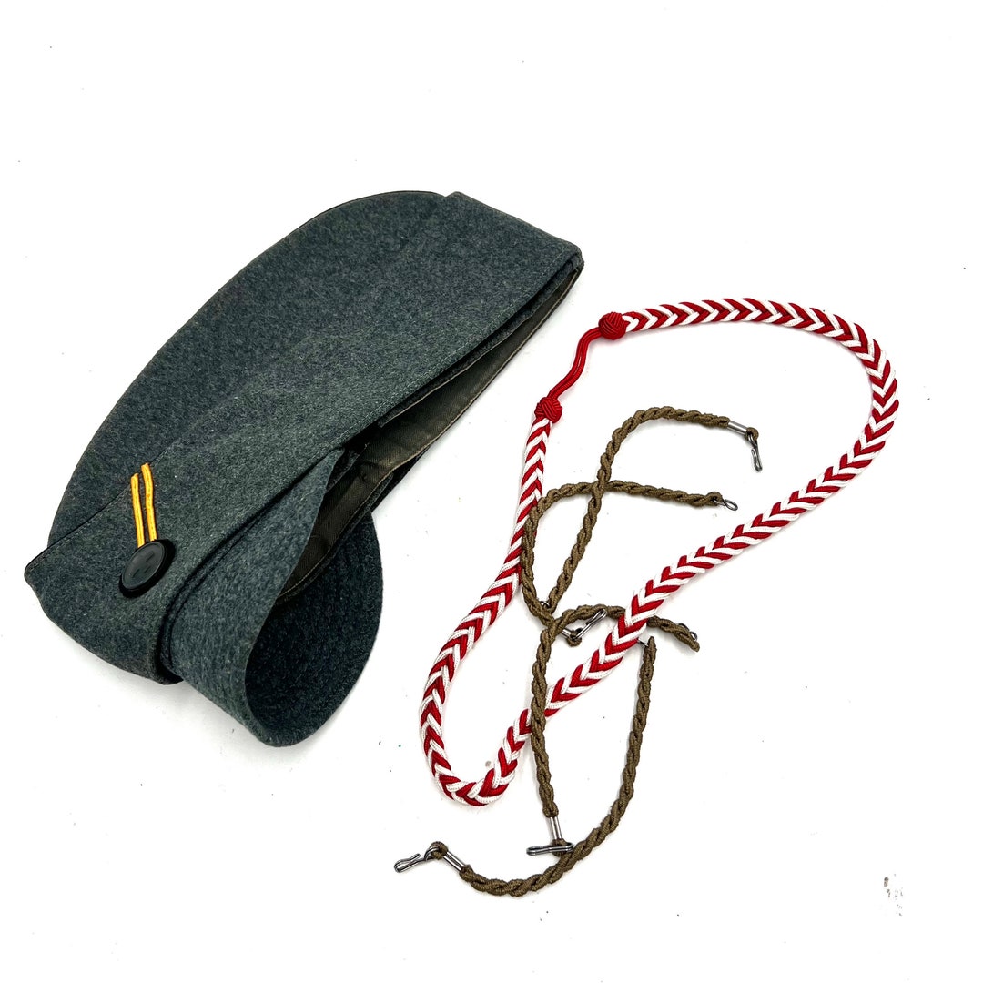 SWISS ARMY Garrison Cap 1960s, Swiss Military Green Felt Wool Hat Beret ...