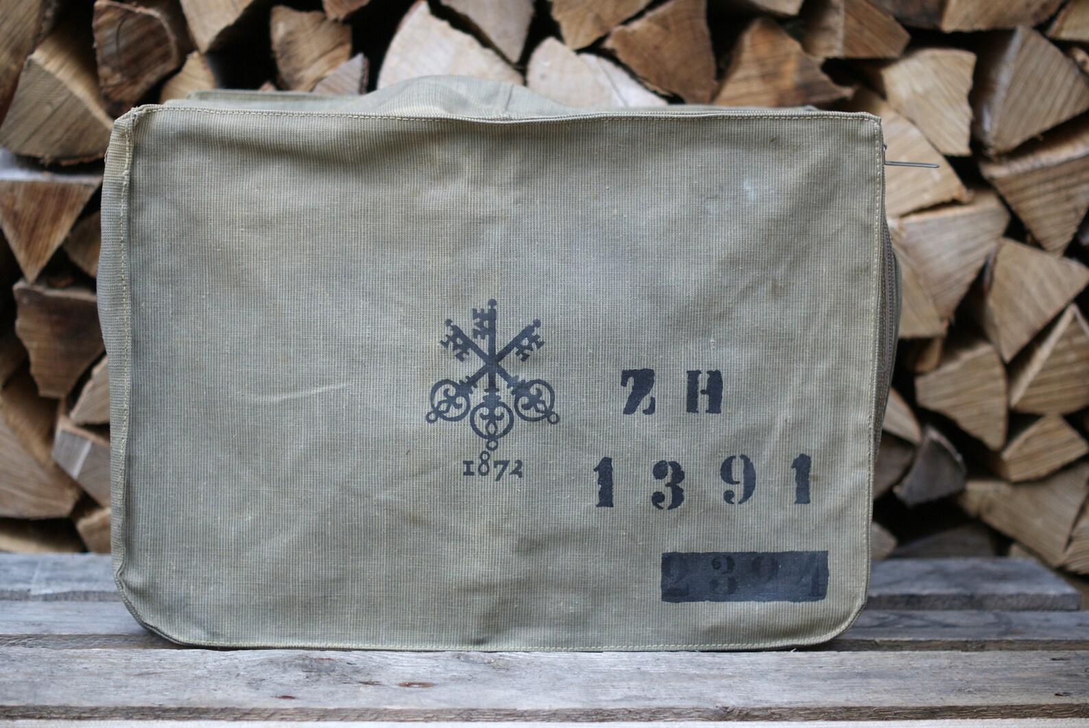 Canvas Storage Bag From the 1960s Archive Bag From the Swiss | Etsy