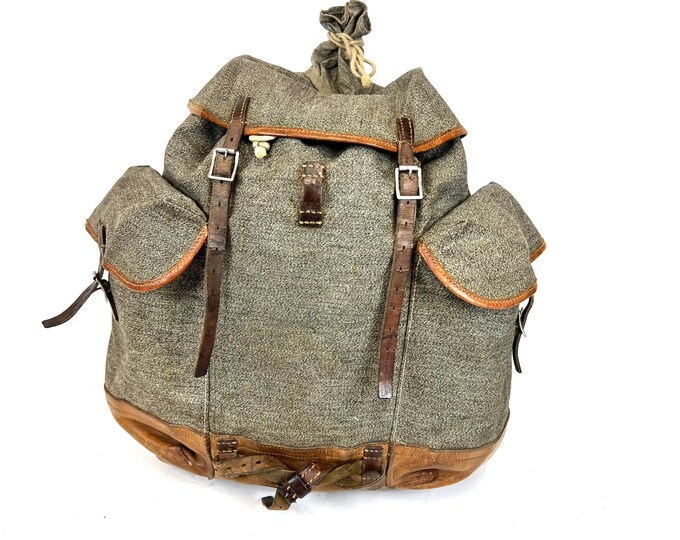 Swiss Army 1943 WW2 Era Alpine Backpack for a Rifle Alpine Rucksack ...
