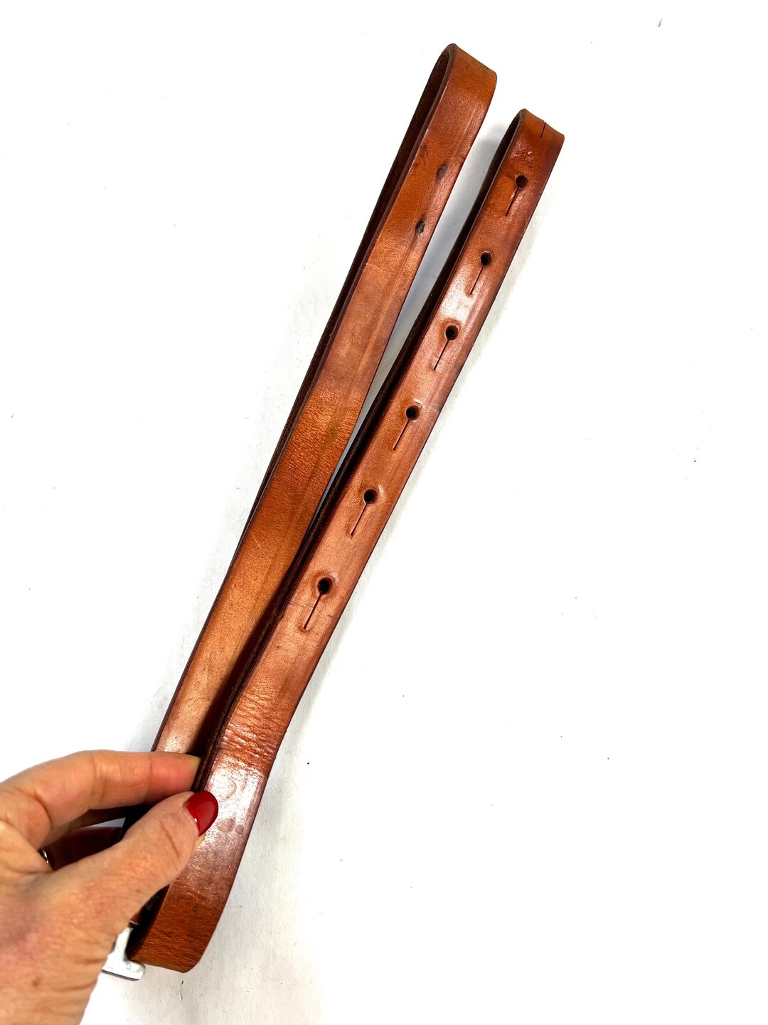 Extra Long 1988 SWISS Army Brown Leather Strap NEW for Use With Swiss ...