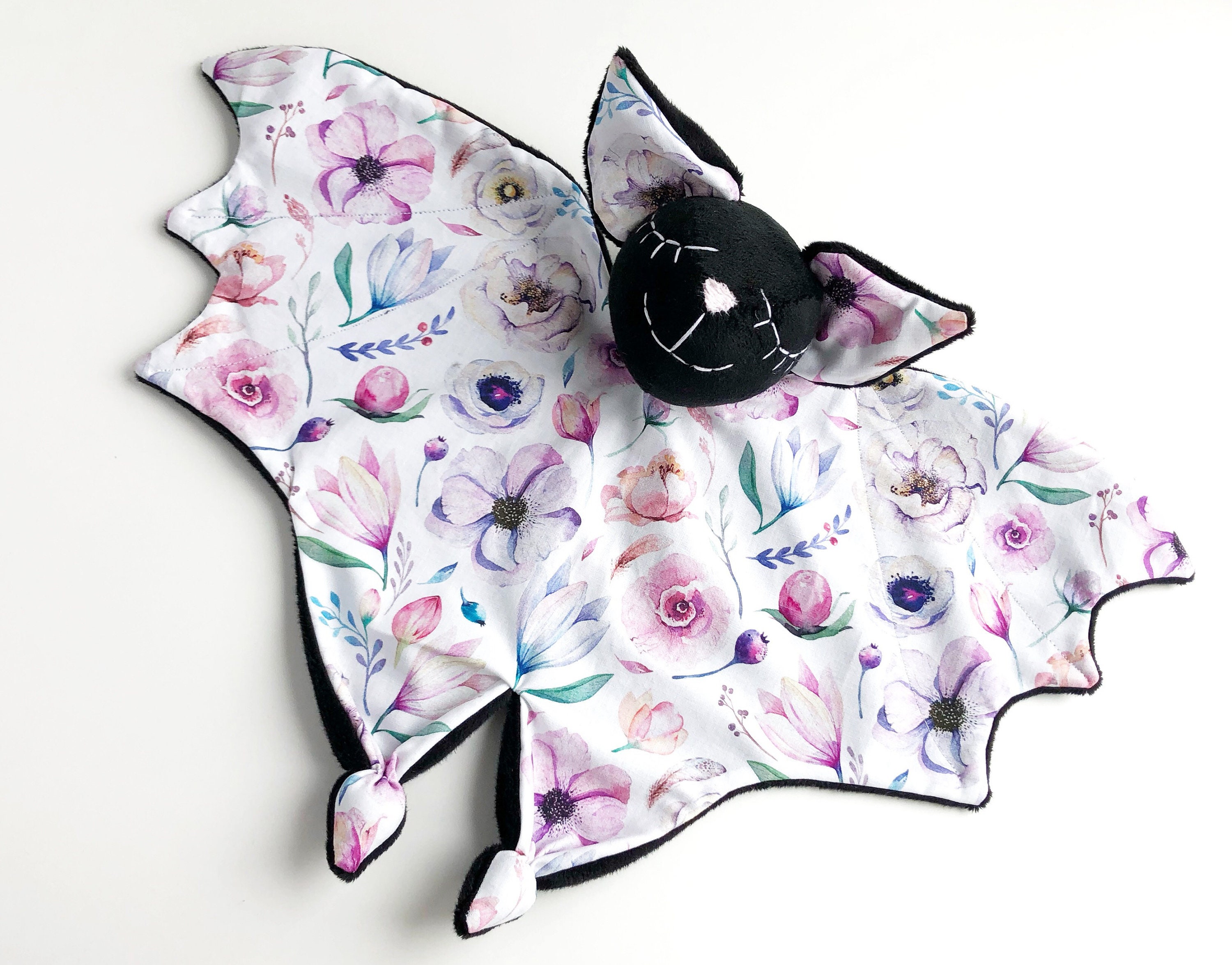 Plush bat cute bat toy stuffed bat bat lovey for baby girl | Etsy