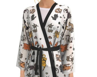 Cat Robe - Etsy