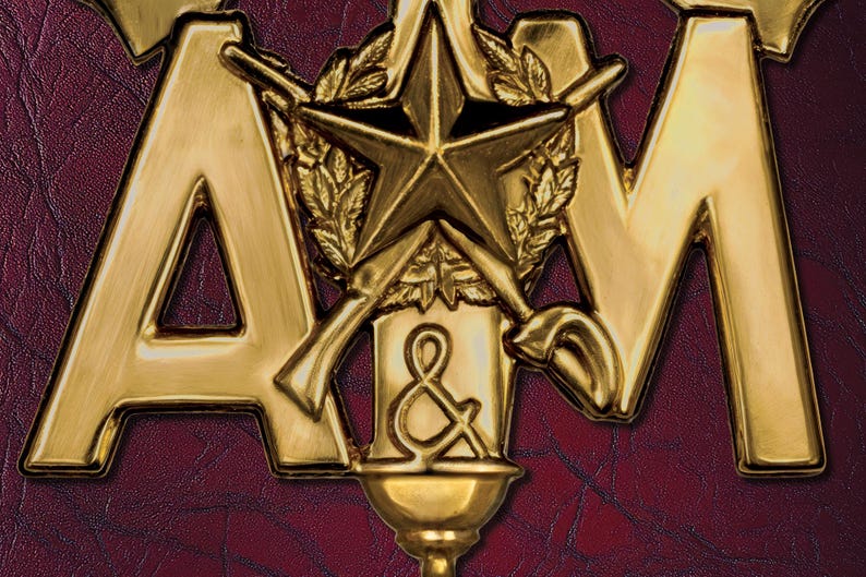 Texas Aggie Corps of Cadets Logo - Handcrafted Mahogany Frame - Texas A ...