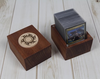 Laser Engraved Deck Box - Etsy