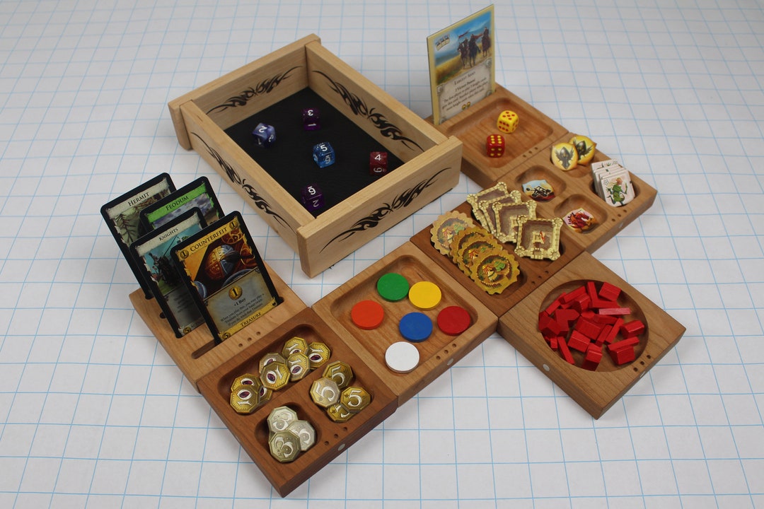 Modular Game Piece Tray System and Dice Tray - Etsy