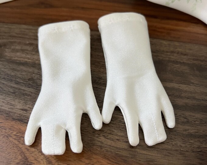 Ivory Lycra Doll Gloves With Fingers for 18” Dolls Such as American ...