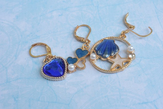 Set of 3 Royal Blue Stitch Markers for Knitting or Crochet | Etsy