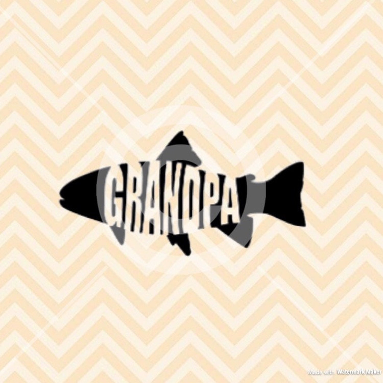 Grandpa Fish Svg Papa Fish Svg Fishing Svg Grandpa Fishing - Etsy