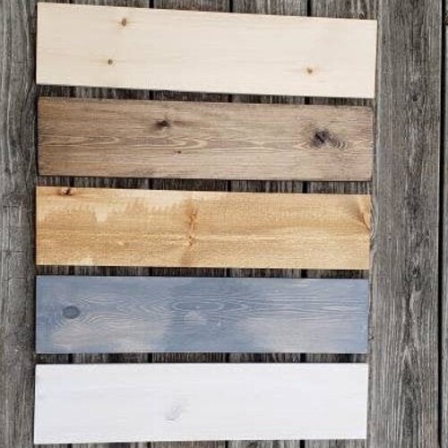 Unfinished Wood Diy Project Unfinished Wood Sign Stained - Etsy