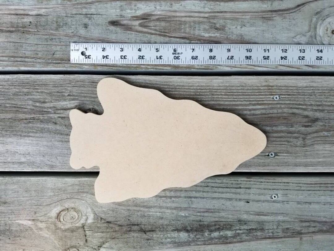 Unfinished Wood Arrowhead: DIY Craft Sign (11x7 Inches) - Etsy