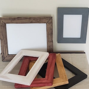 Wood Picture Frames Custom Sizes Many Color Options Great for Gifts ...