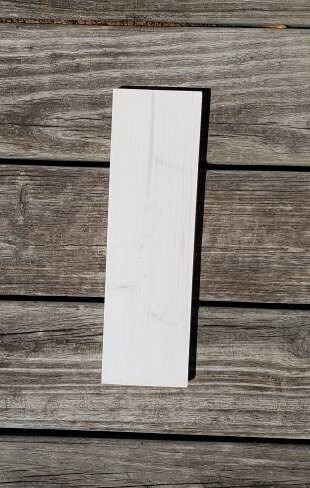 Unfinished Pine Wood Sign: DIY Art Board, Stained Plaque (12"x 3.5 ...