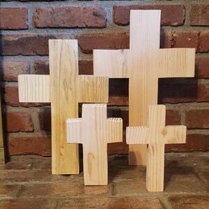 Solid Wood Cross - Heavy 1.5" Thick Various Sizes Available - Etsy