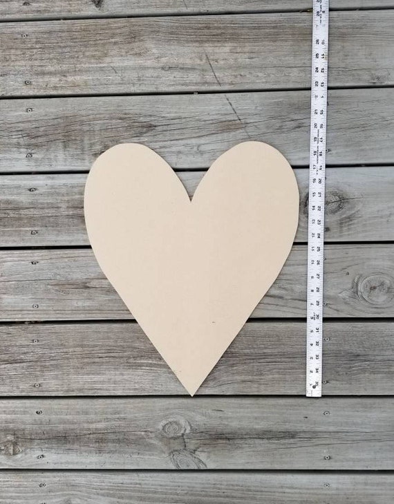Unfinished Heart Cut Out Unfinished Wood Heart Holiday Cut | Etsy
